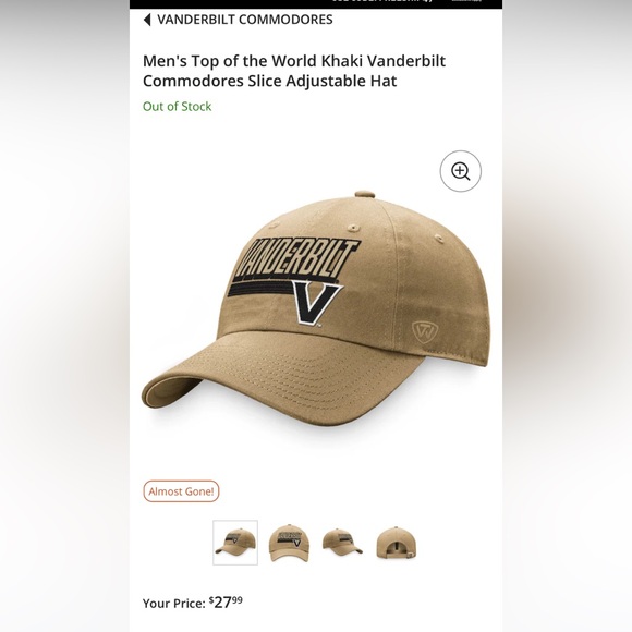 Top of the World | Accessories | New Mens Top Of The World Khaki ...